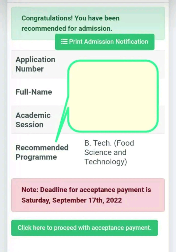 KWASU Admission List Is Out For 2022/2023 [How To Check] | MySchoolPlug