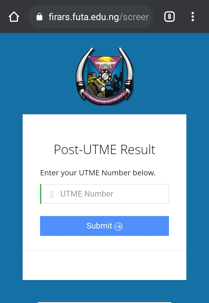 FUTA POST UTME Screening Results Are Out For 2021/2022 Academic Session ...